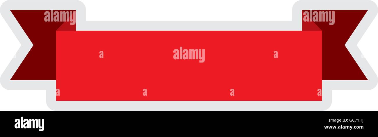red ribbon icon. label design. Vector graphic Stock Vector Image & Art ...