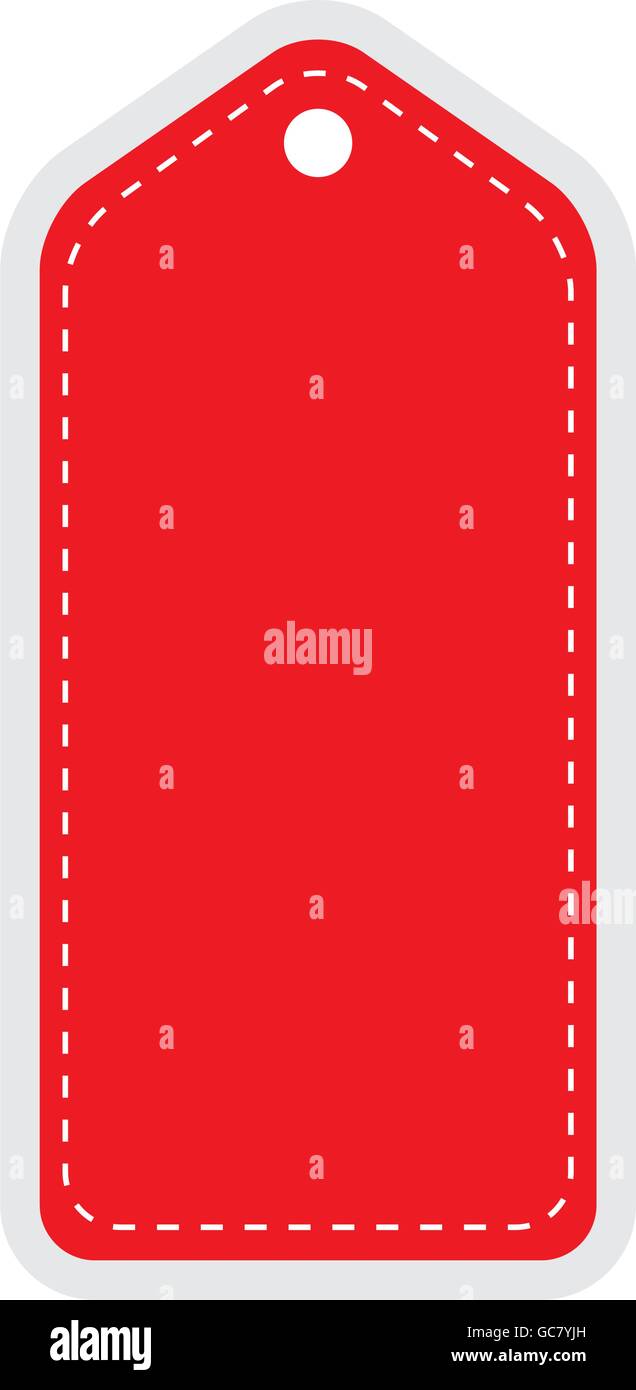 red tag icon. label design. Vector graphic Stock Vector Image & Art - Alamy