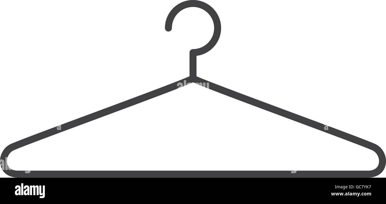 hook icon. Hanger object design. Vector graphic Stock Vector Image ...