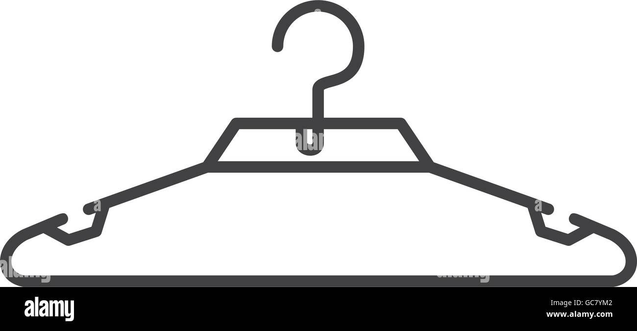 hook icon. Hanger object design. Vector graphic Stock Vector Image ...