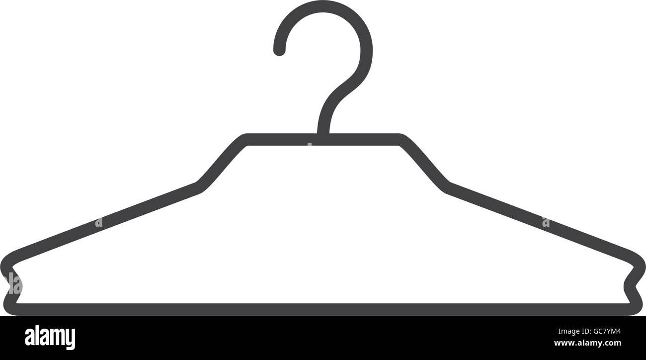 hook icon. Hanger object design. Vector graphic Stock Vector Image ...