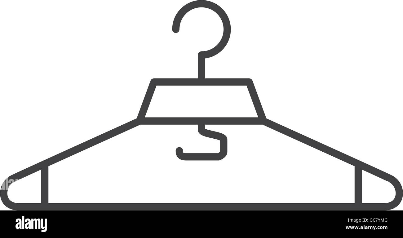 hook icon. Hanger object design. Vector graphic Stock Vector Image ...