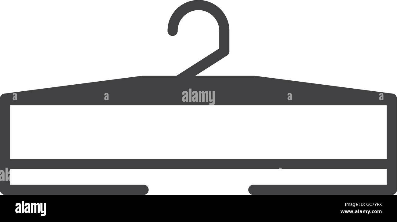 hook icon. Hanger object design. Vector graphic Stock Vector Image ...