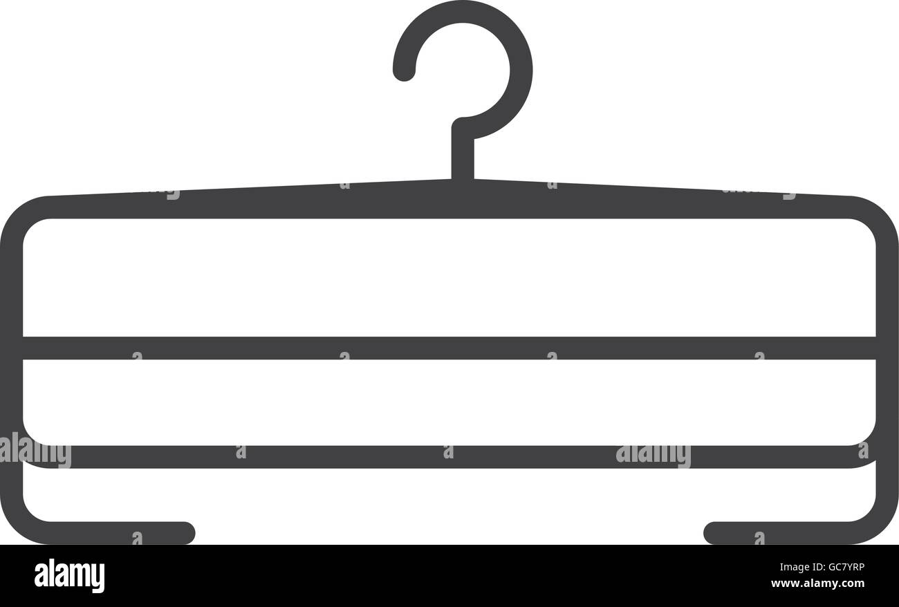 hook icon. Hanger object design. Vector graphic Stock Vector Image ...