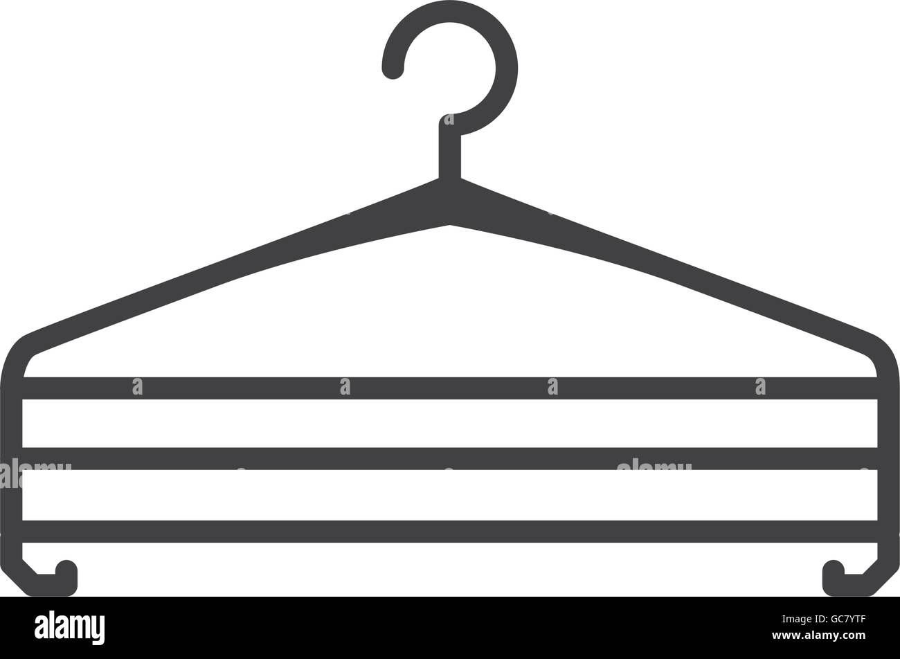 hook icon. Hanger object design. Vector graphic Stock Vector Image ...