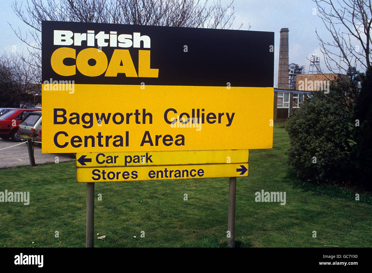 Industry - Coal Mining - Bagworth Colliery - Leicestershire Stock Photo ...
