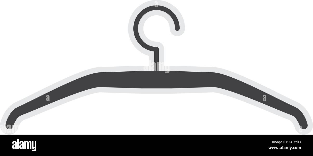 hook icon. Hanger object design. Vector graphic Stock Vector Image ...