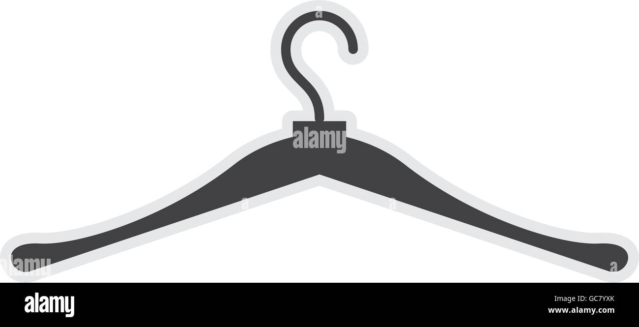 hook icon. Hanger object design. Vector graphic Stock Vector Image ...