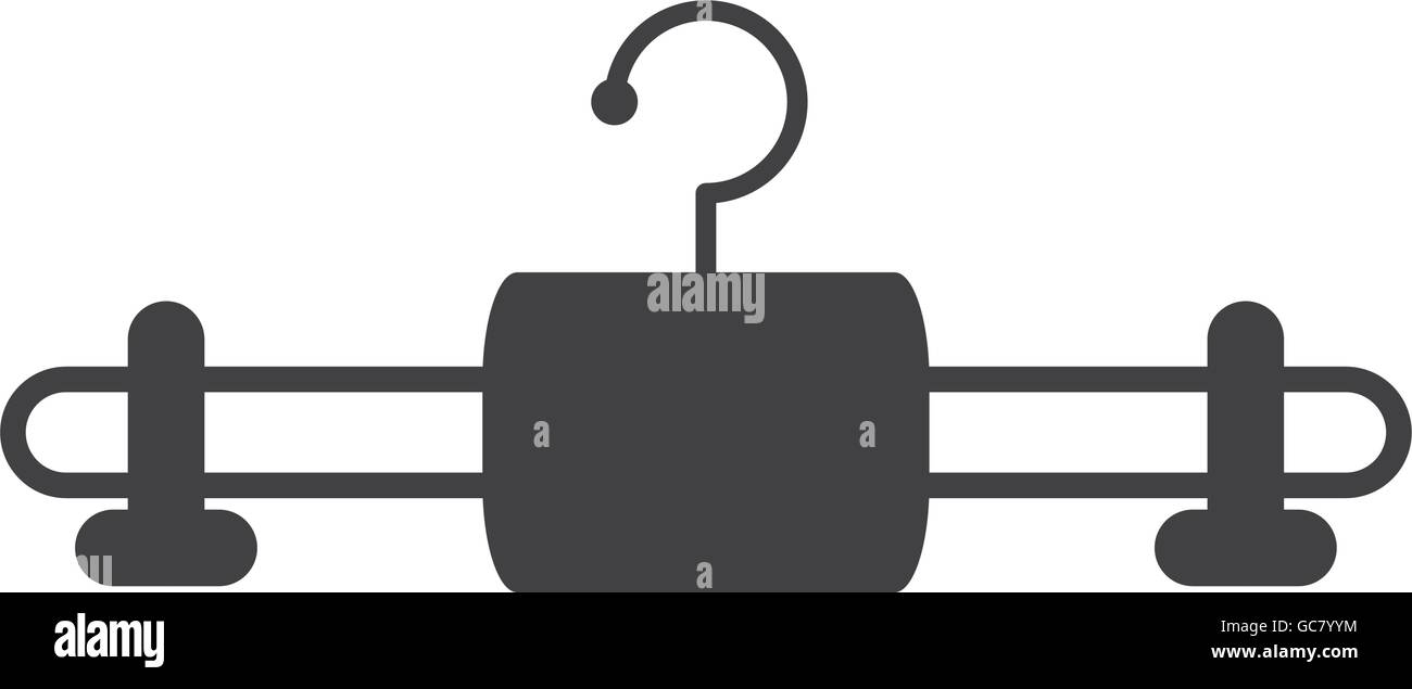 hook icon. Hanger object design. Vector graphic Stock Vector Image ...