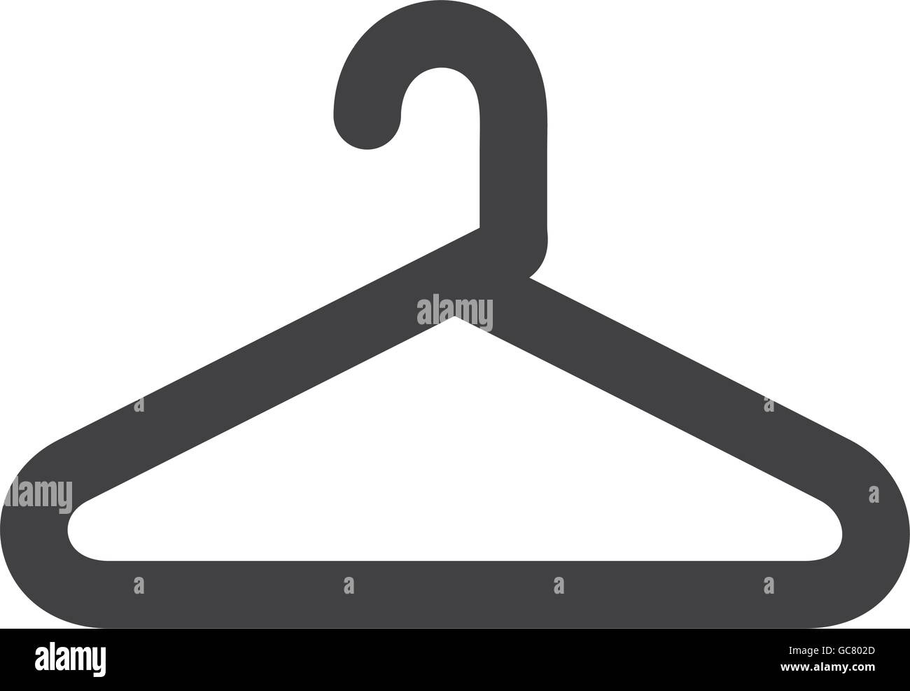 hook icon. Hanger object design. Vector graphic Stock Vector Image ...