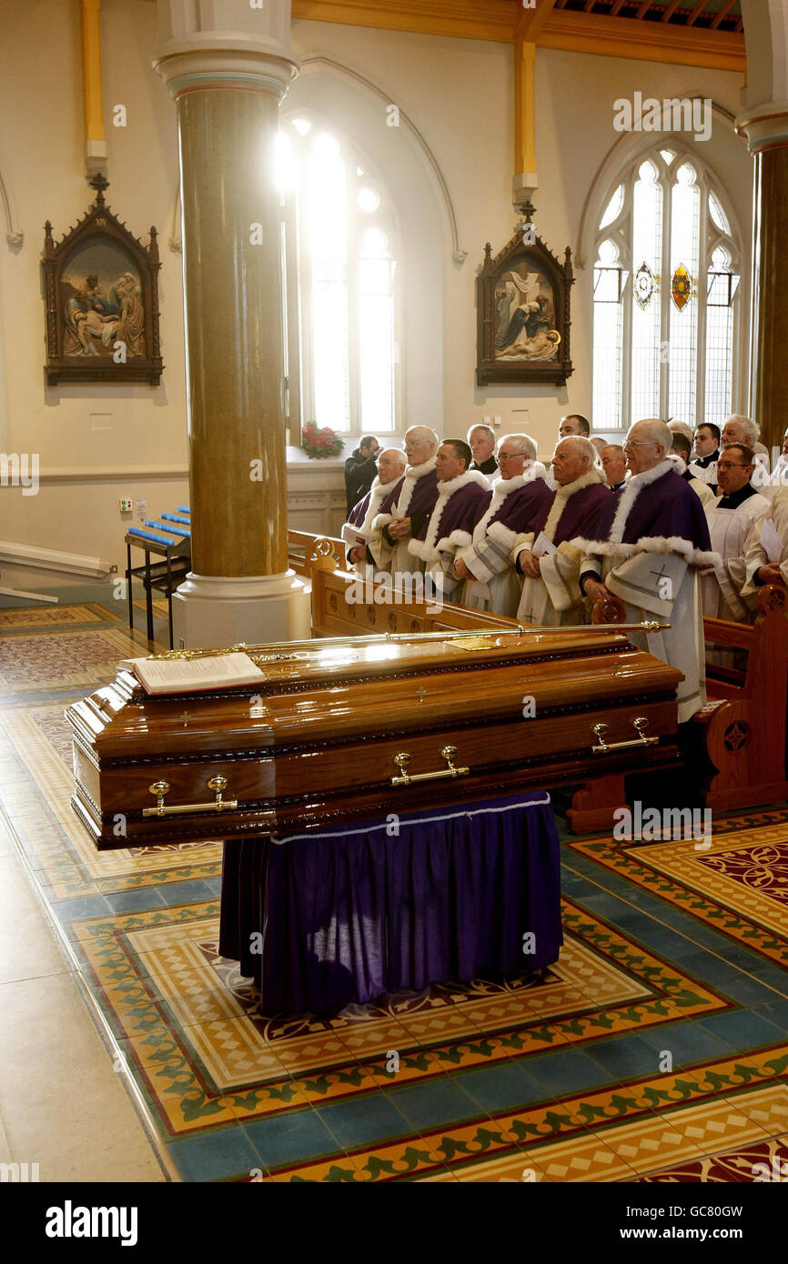 Cardinal Cahal Daly death Stock Photo - Alamy