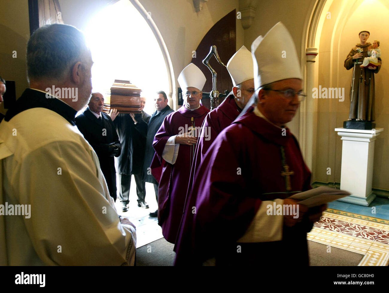 Cardinal Cahal Daly death Stock Photo - Alamy