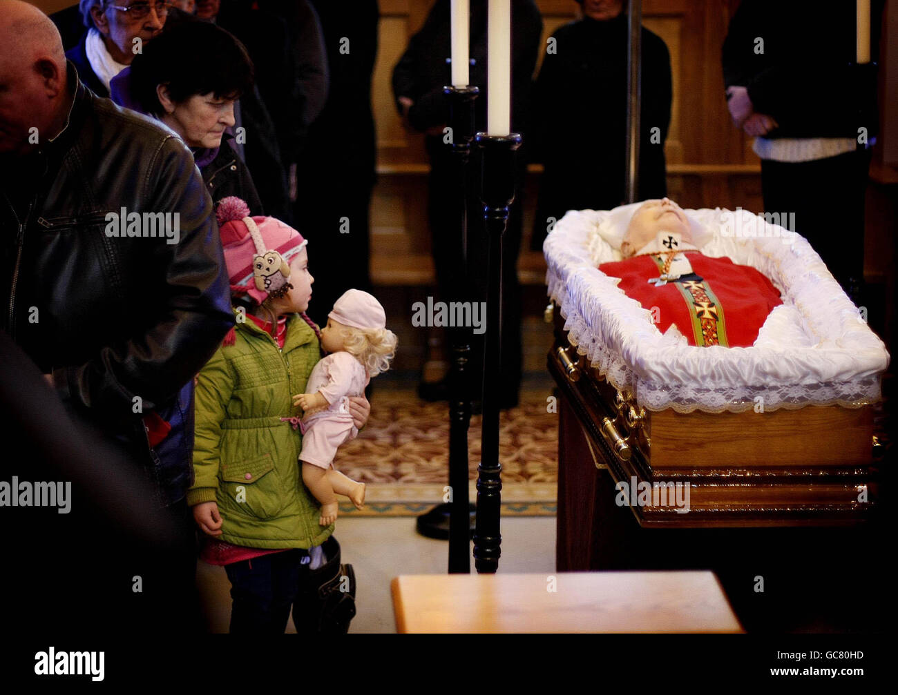 Cardinal Cahal Daly death Stock Photo - Alamy
