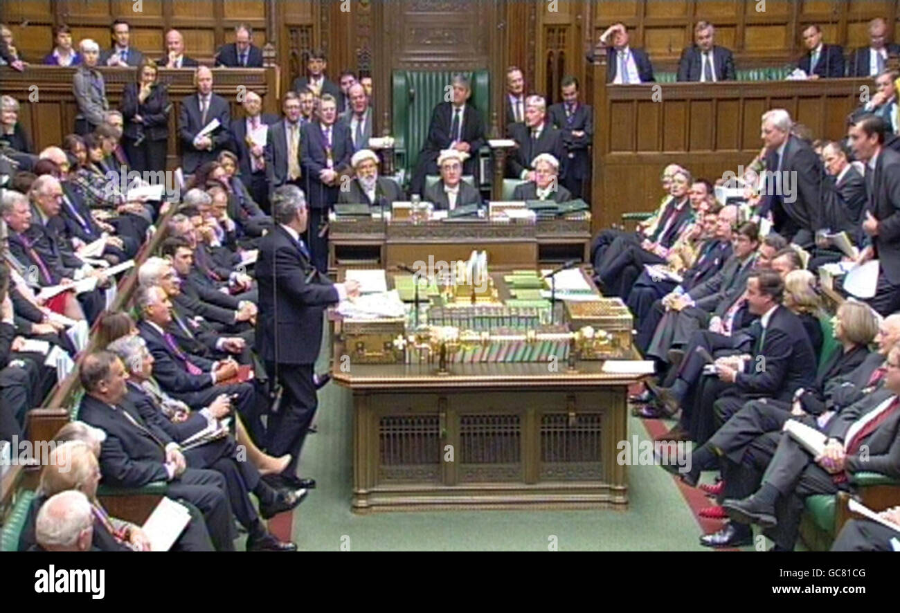 Mps During Prime Ministers Questions In The House Of Commons High ...