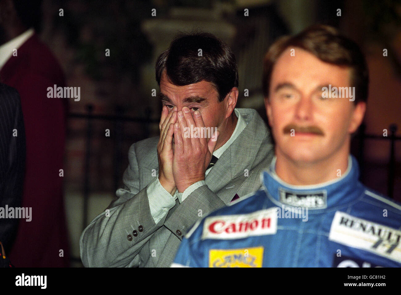 NIGEL MANSELL - MADAME TUSSAUDS Stock Photo - Alamy