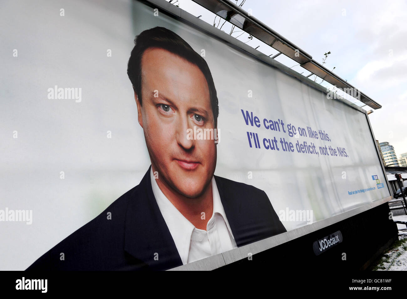 New Conservative Billboard Advert Stock Photo - Alamy