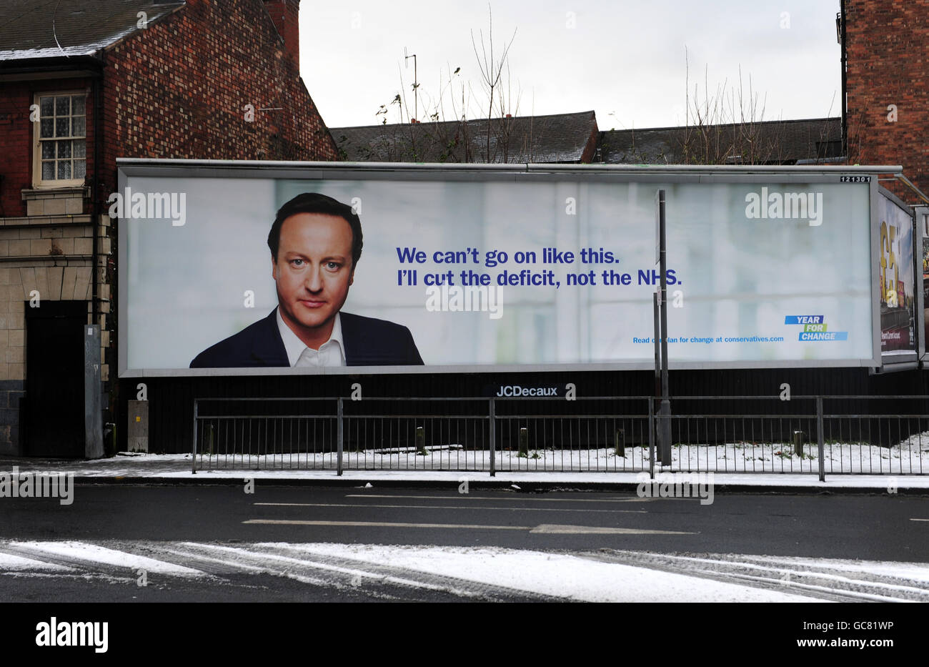 New Conservative Billboard Advert Stock Photo - Alamy
