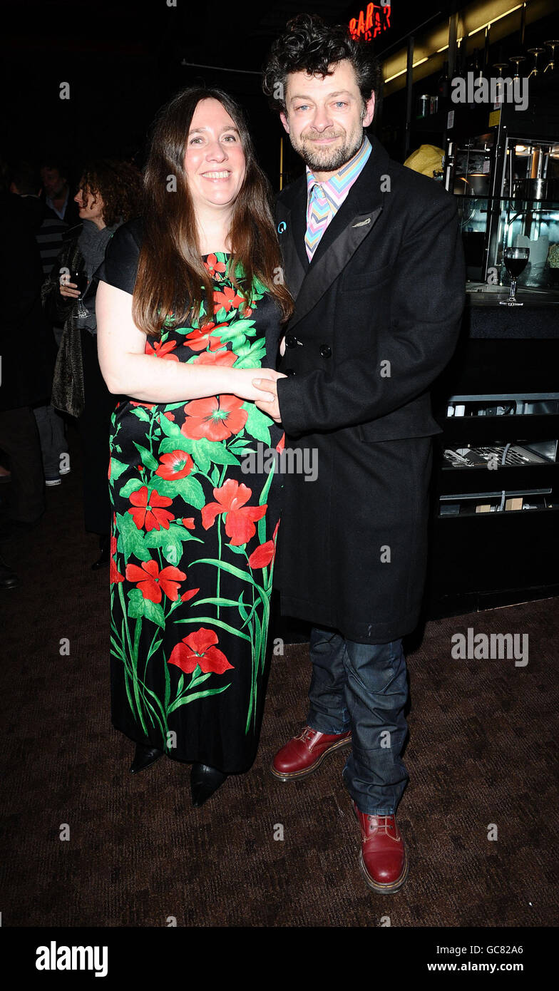 Sophie Dury and Andy Serkis arrive at the screening of Sex&Drugs&Rock ...