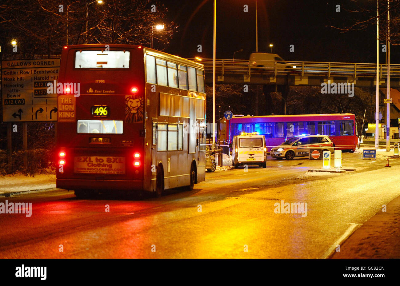 Double corner bus hi-res stock photography and images - Alamy