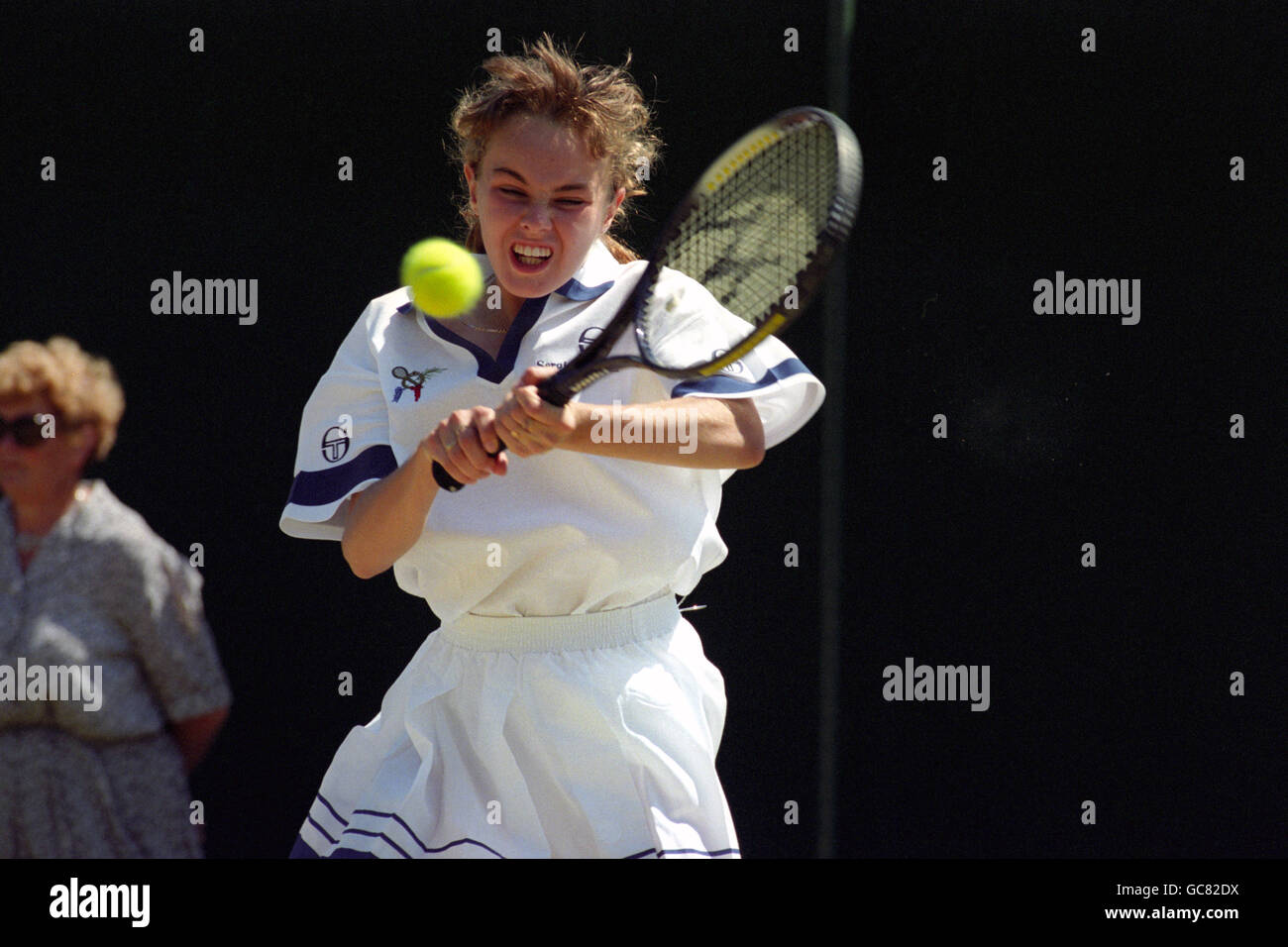 12 YEAR OLD MARTINA HINGIS OF SWITZERLAND, THE YOUNGEST PLAYER ...