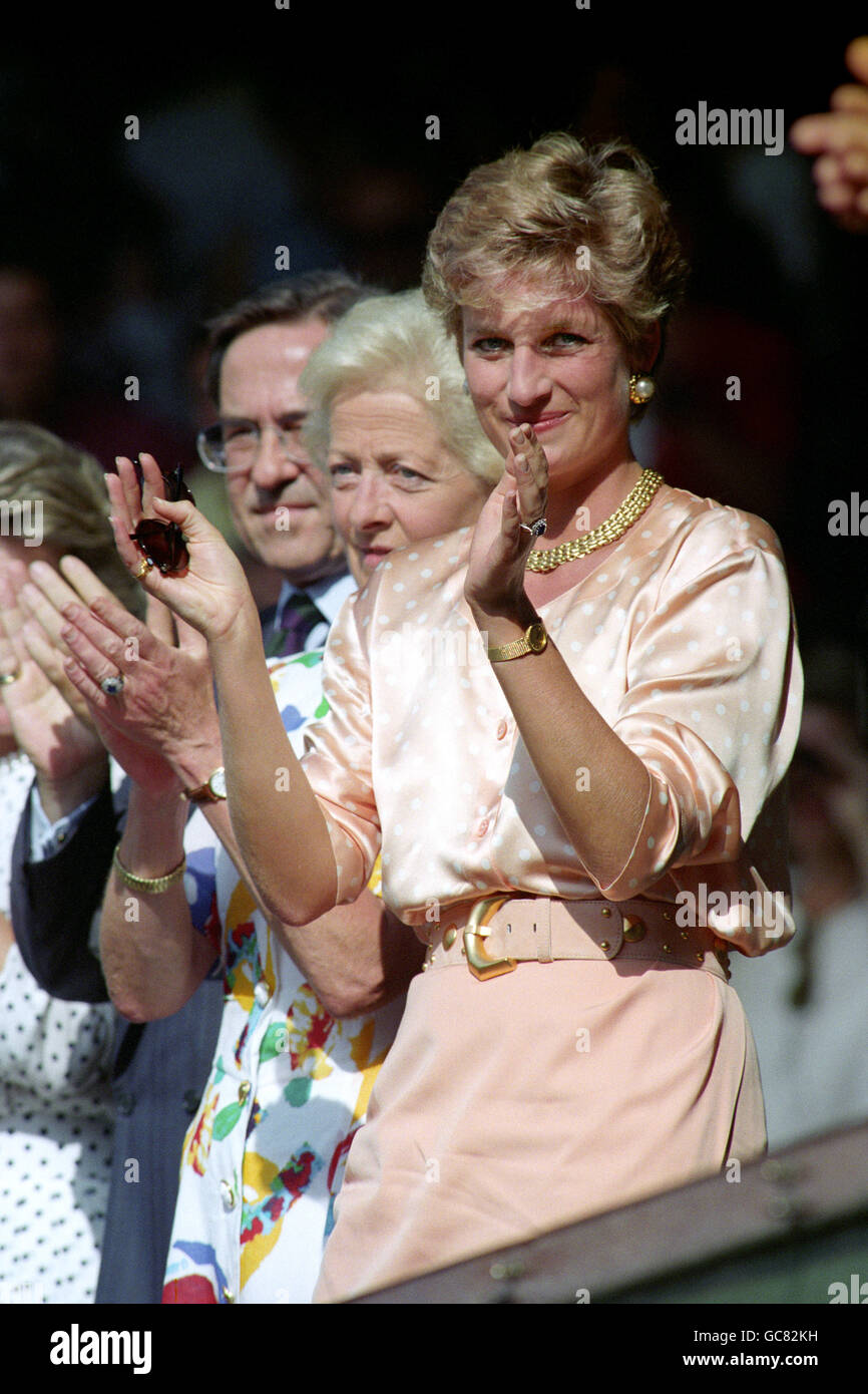 Princess Diana Wimbledon Stock Photos & Princess Diana Wimbledon Stock ...