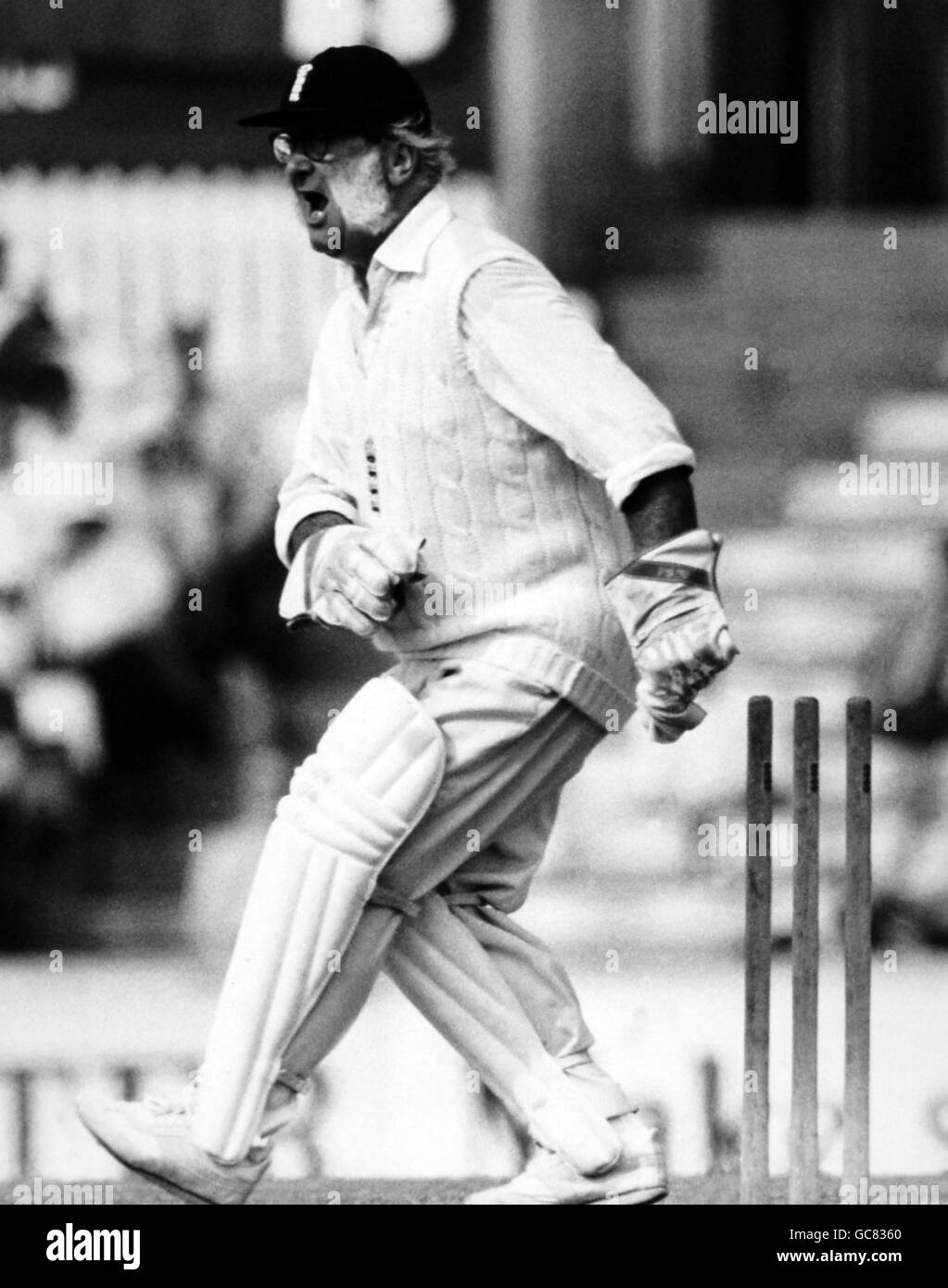Former cricket player Black and White Stock Photos & Images - Alamy