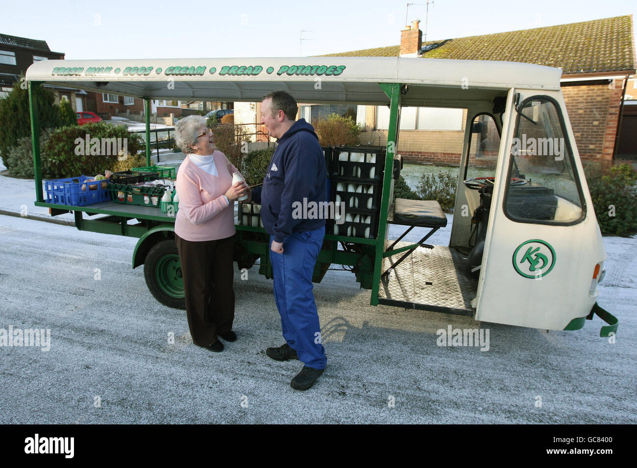 Milkman of the Year Stock Photo - Alamy