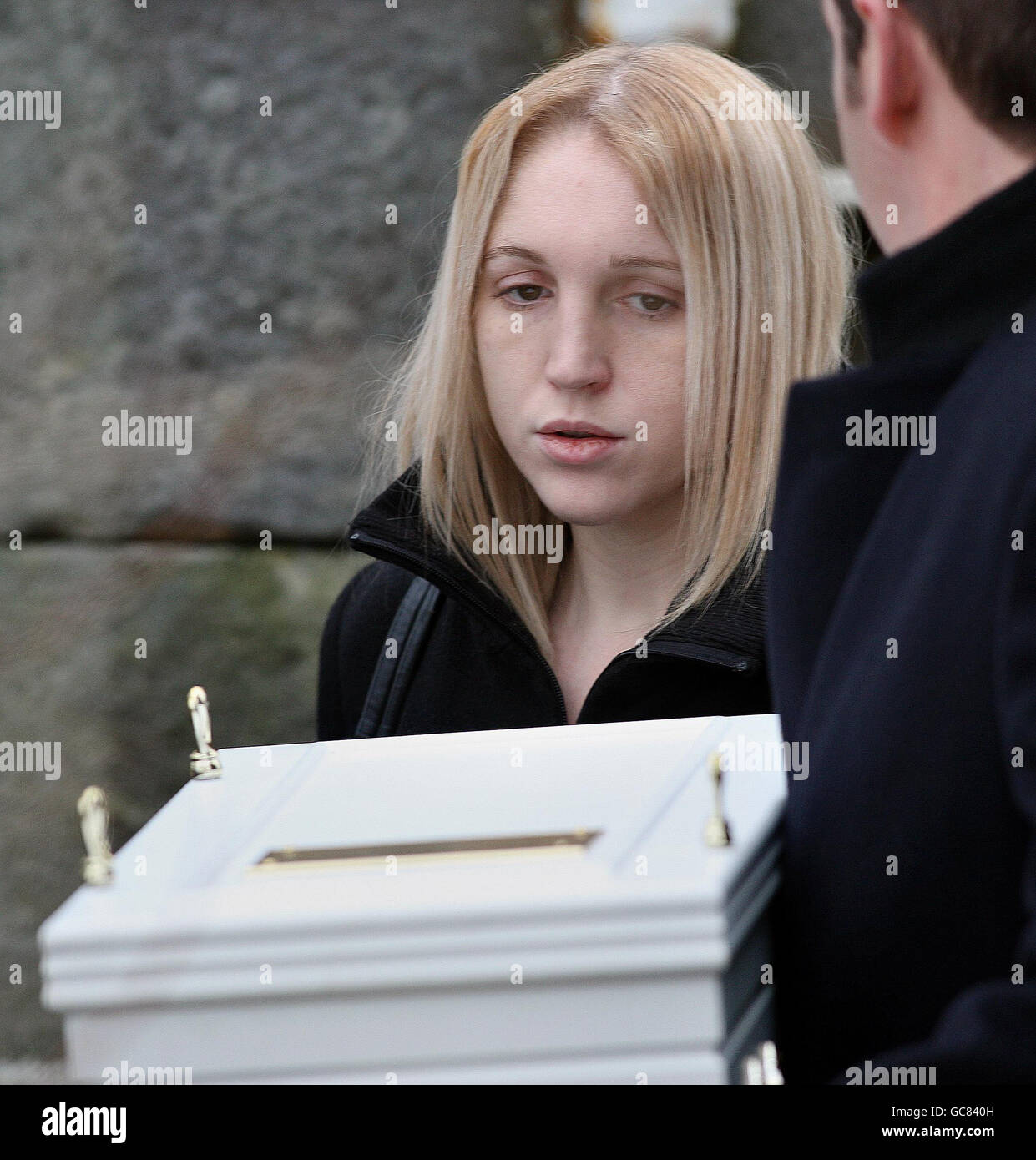 Rachel Martin, mother of 15-month-old Millie Martin, at her funeral in ...