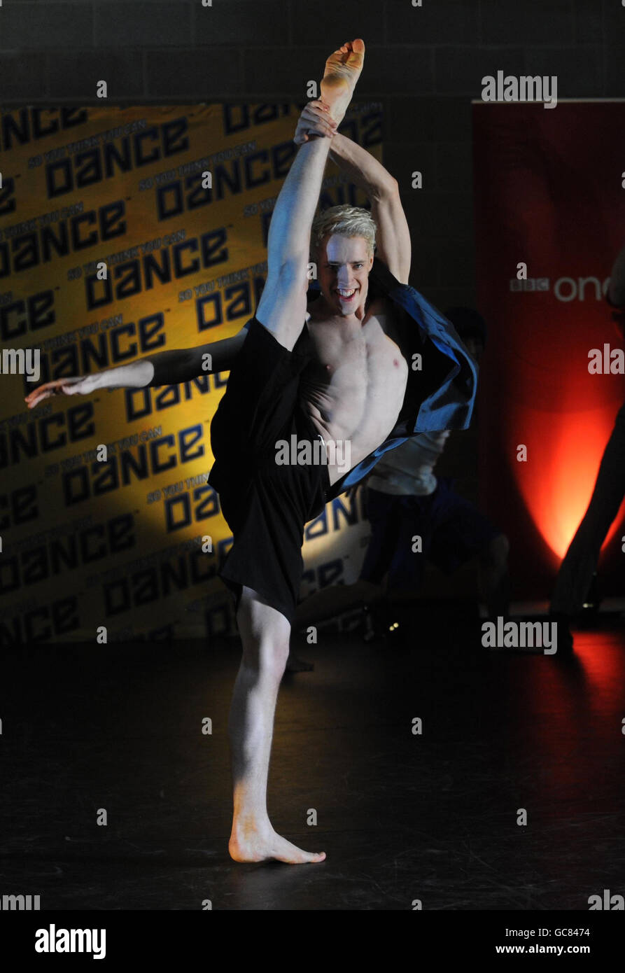 So You Think You Can Dance launch - London. Finalist, Robbie White ...