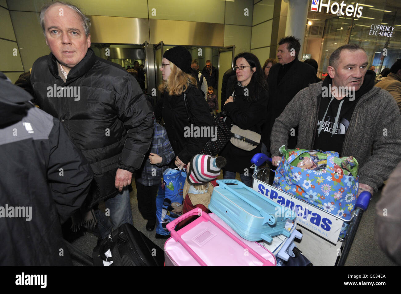 Angry train passengers hi-res stock photography and images - Alamy