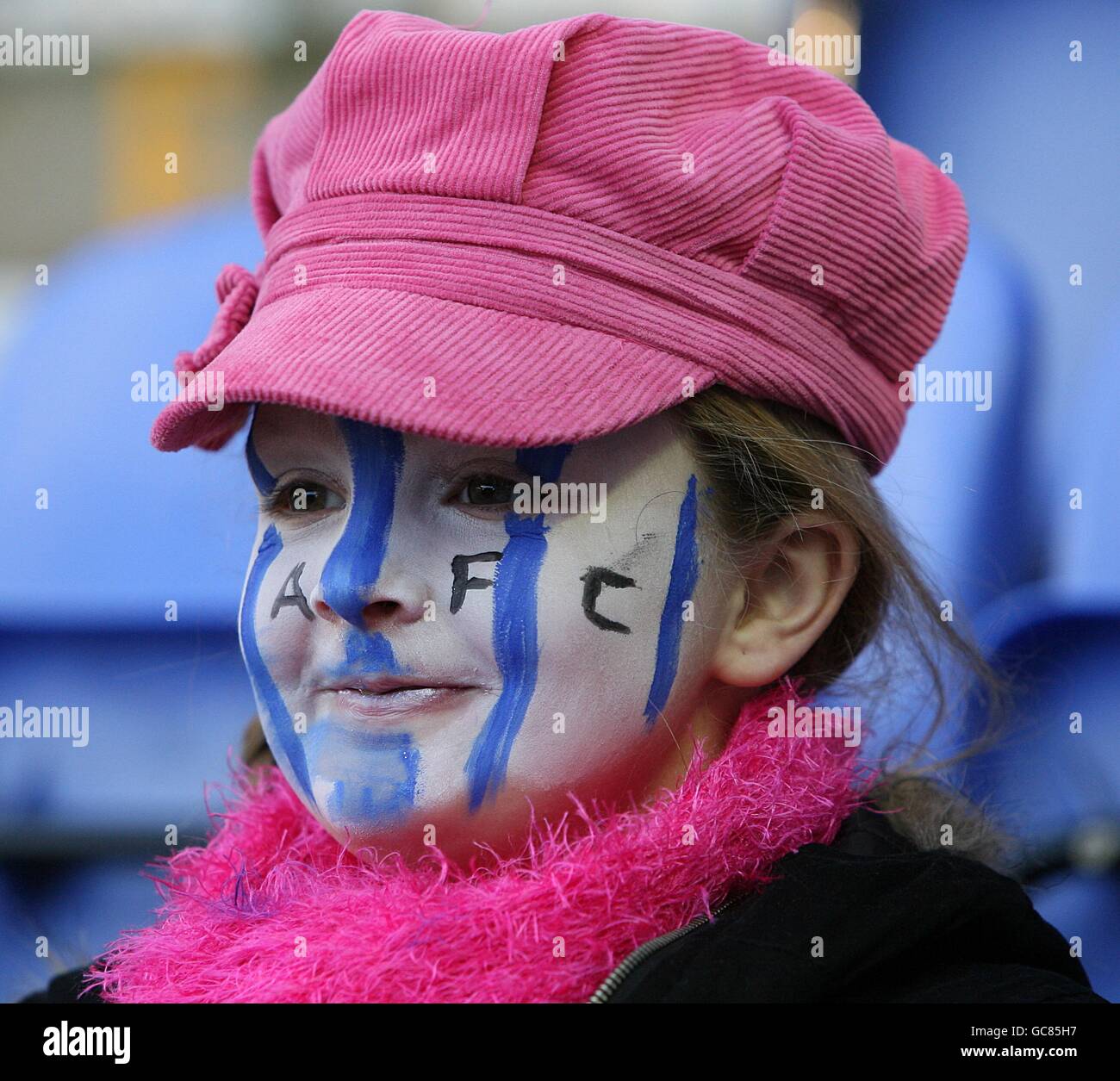 A blackburn rovers fan in stands hi-res stock photography and images ...