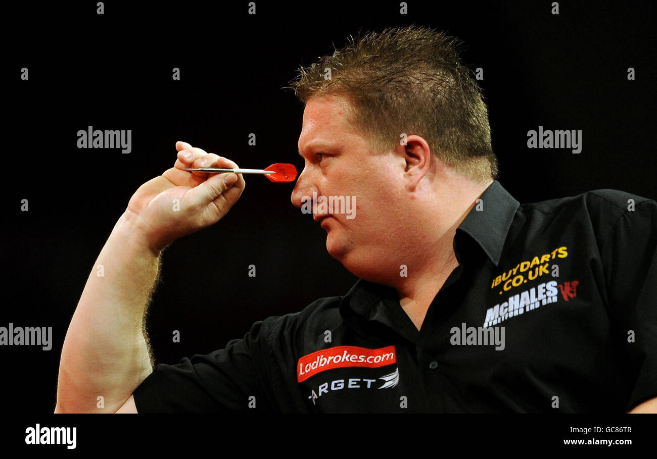 Colin Lloyd in action during the Ladbrokes.com World Darts Championship ...