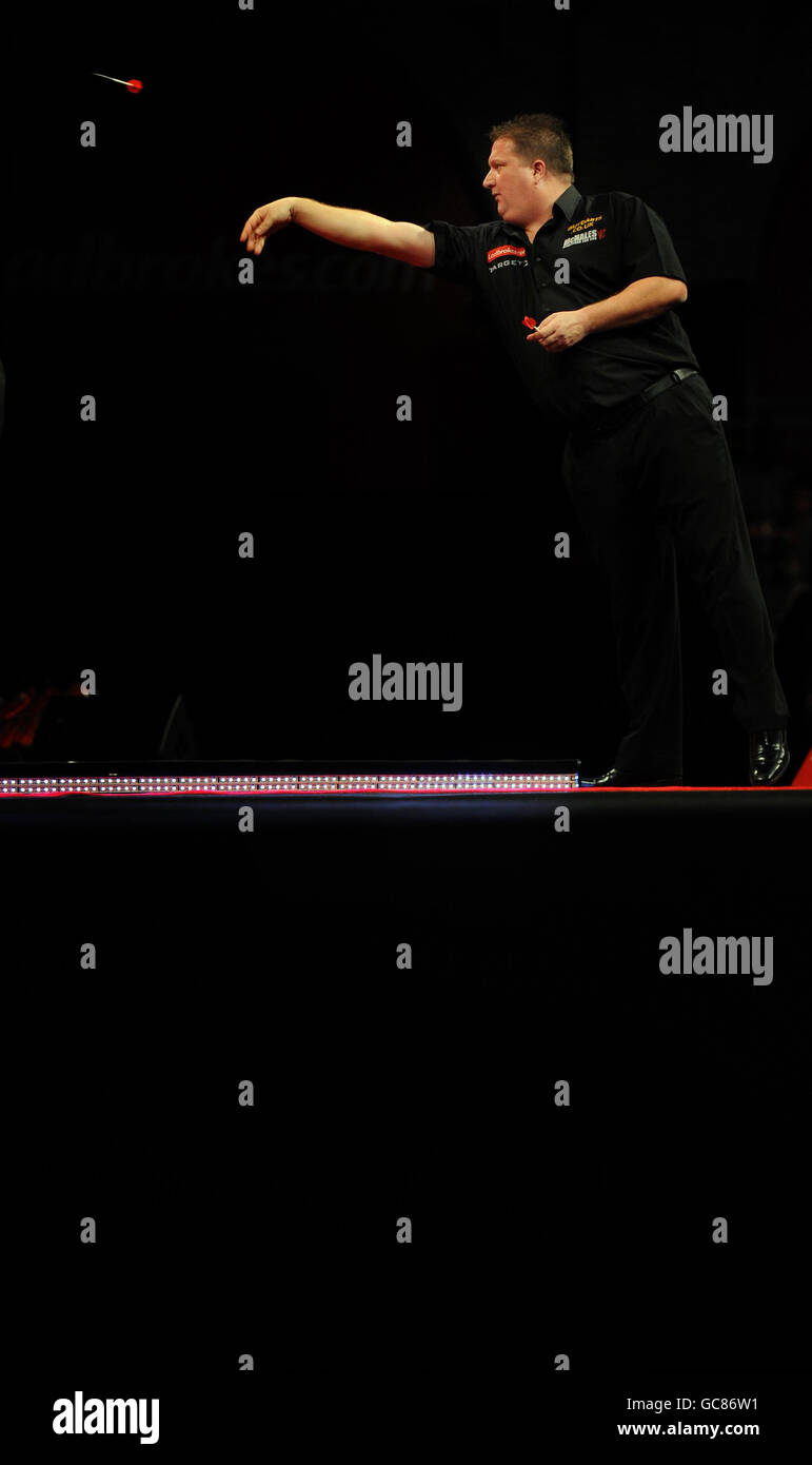 Colin Lloyd in action during the Ladbrokes.com World Darts Championship ...
