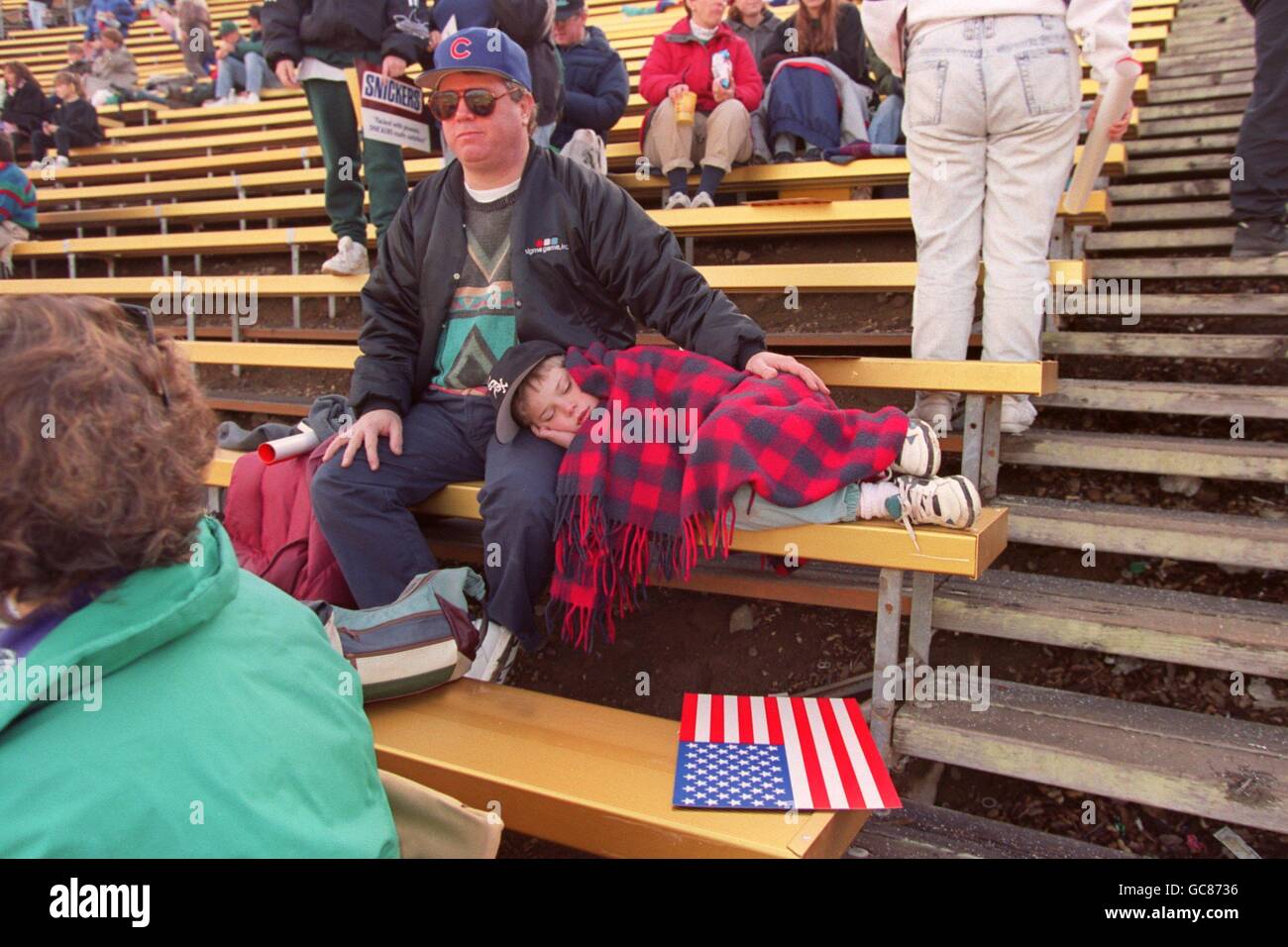 American fan with sleeping child hi-res stock photography and images ...