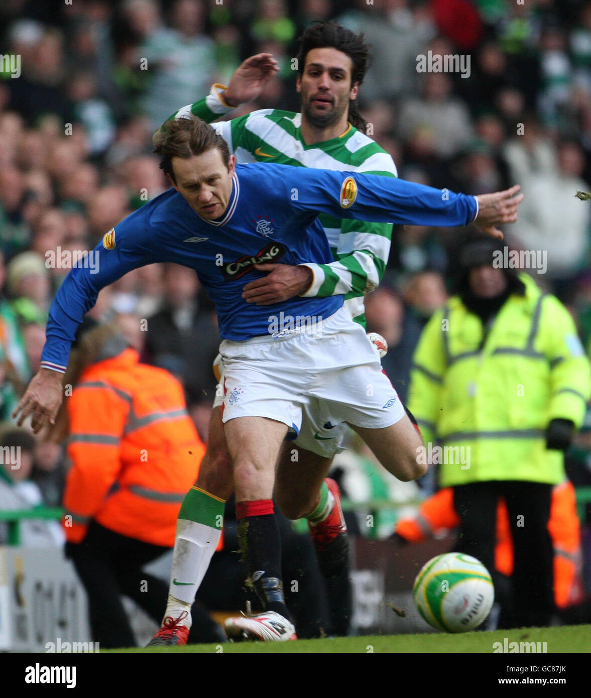 Soccer celtic full length tackling mangsm hi-res stock photography and ...