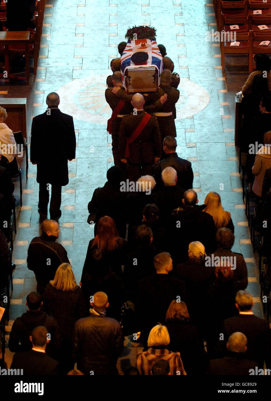 Funeral of Corporal Simon Hornby Stock Photo - Alamy