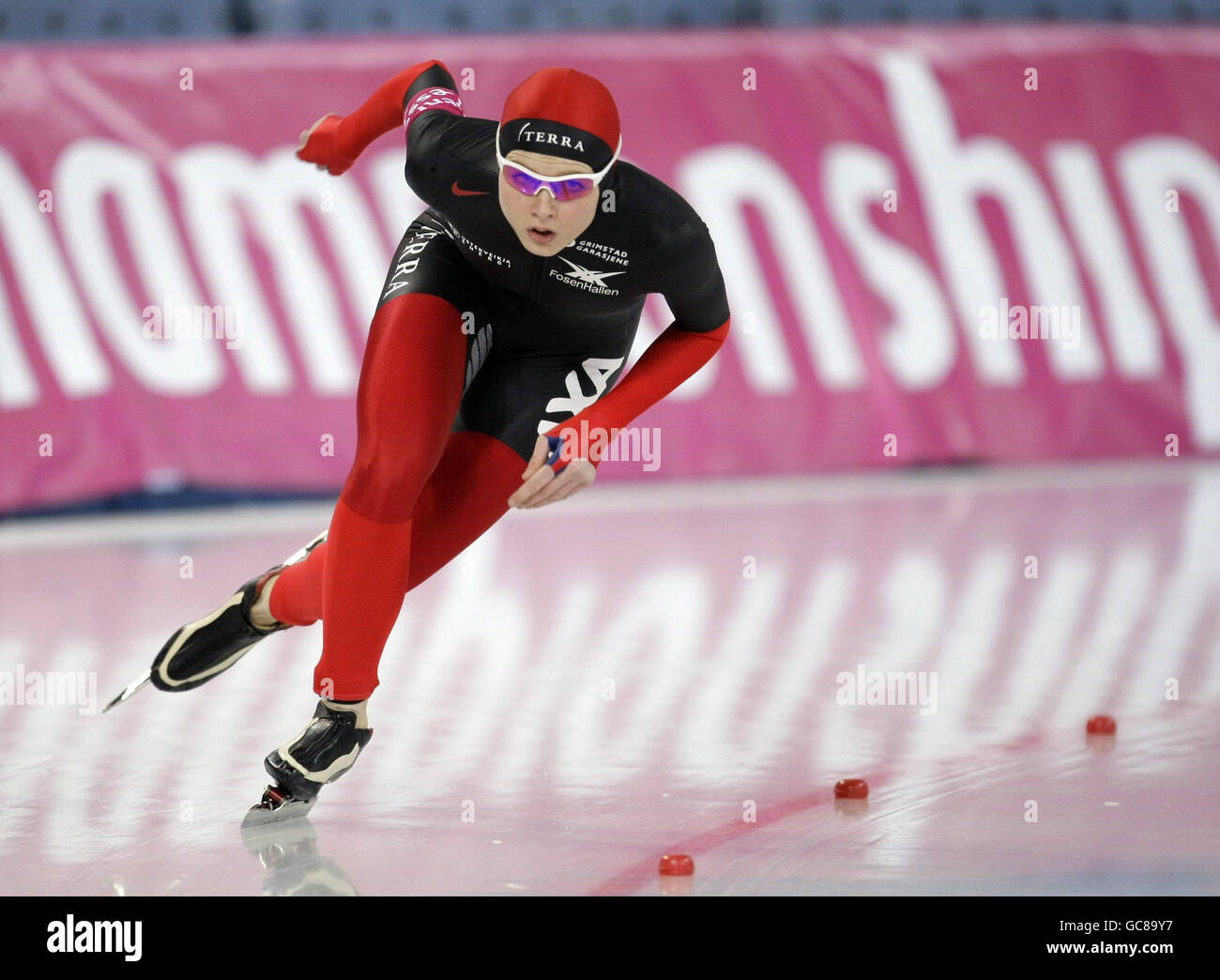 Norway's Hege Bokko competes during the women's 500 meter race at the ...