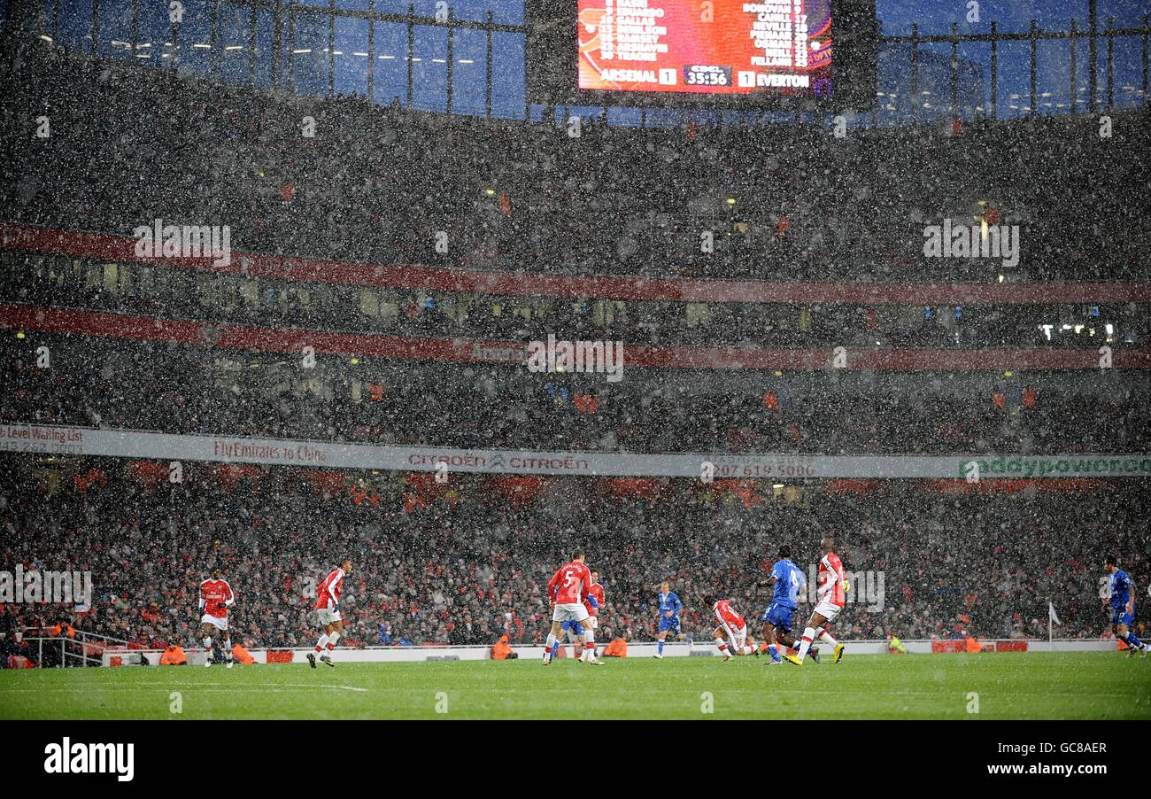 Emirates Stadium Snow