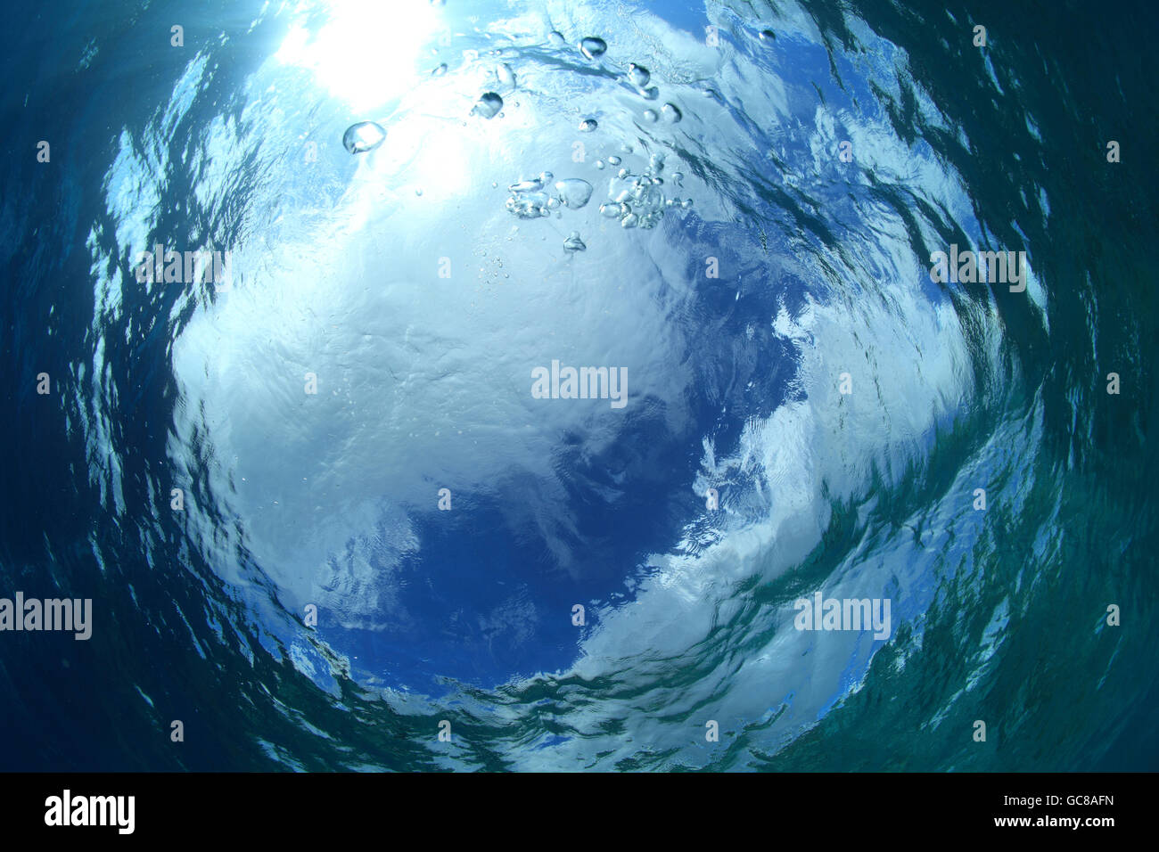 Water surface and sunlight in the ocean Stock Photo - Alamy