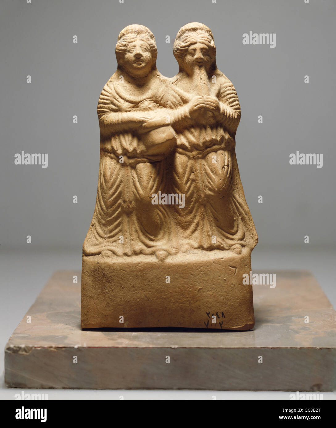fine arts, ancient world, Roman Empire, sculpture, two female musicians ...