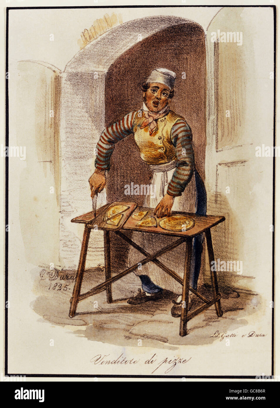 Pizza vendor historical hi-res stock photography and images - Alamy