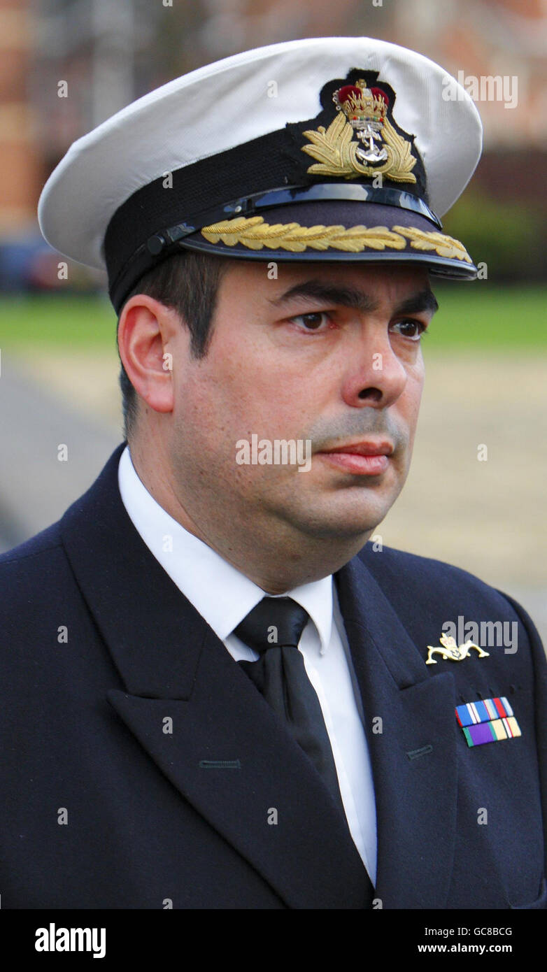 Commander steven drysdale lieutenant lee blair all admitted the offence ...