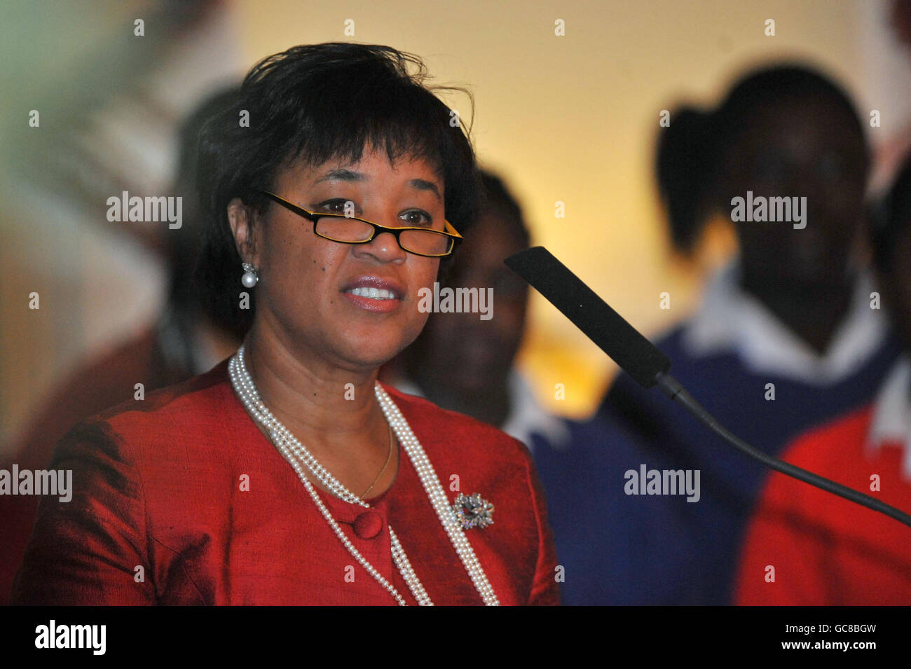 Baroness Scotland addresses a reception commemorating Martin Luther ...