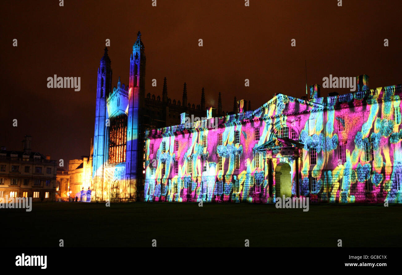 University of Cambridge lights Stock Photo - Alamy