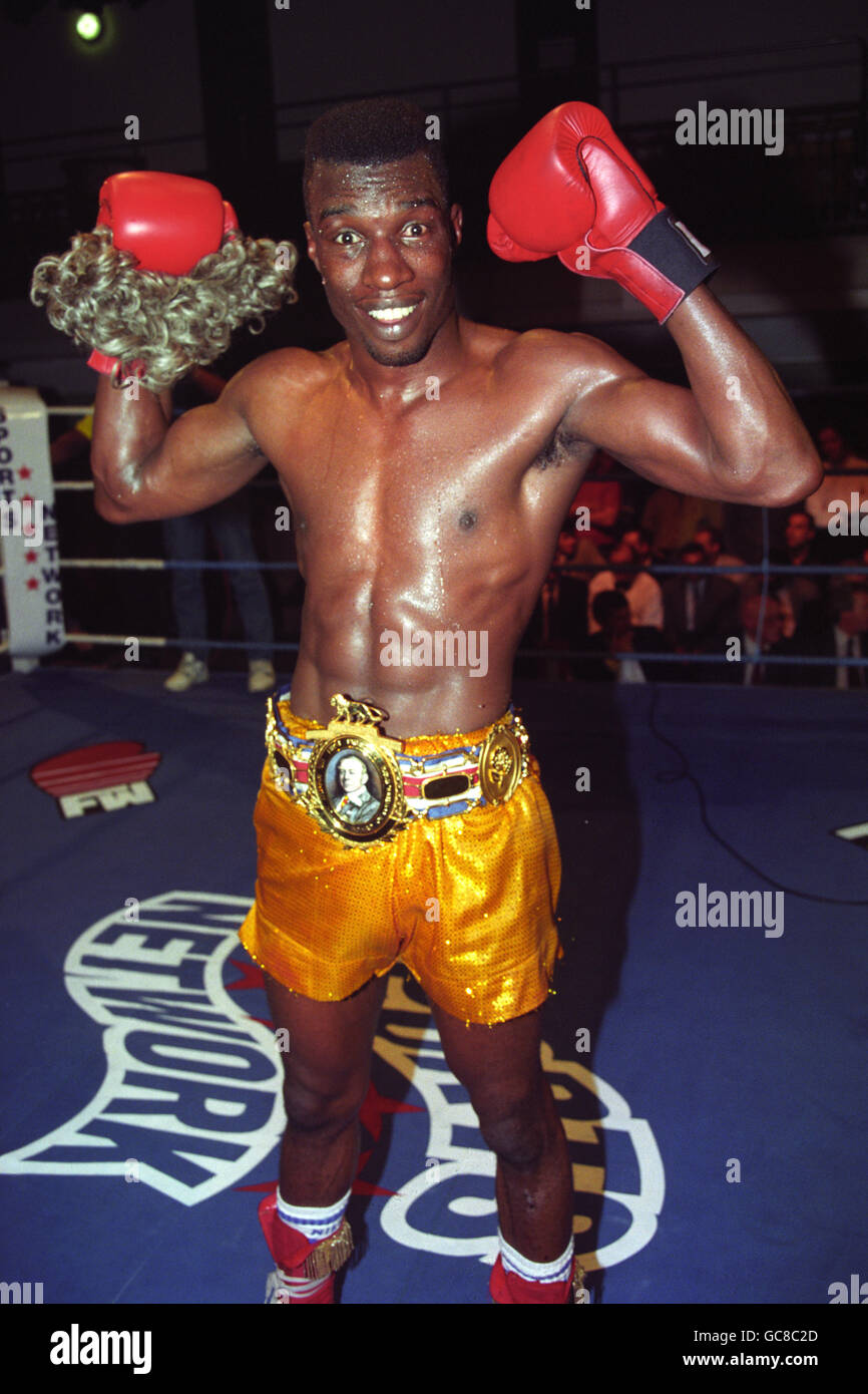 DEL BRYAN AFTER WINNING THE VACANT BRITISH WELTERWEIGHT TITLE AT ...
