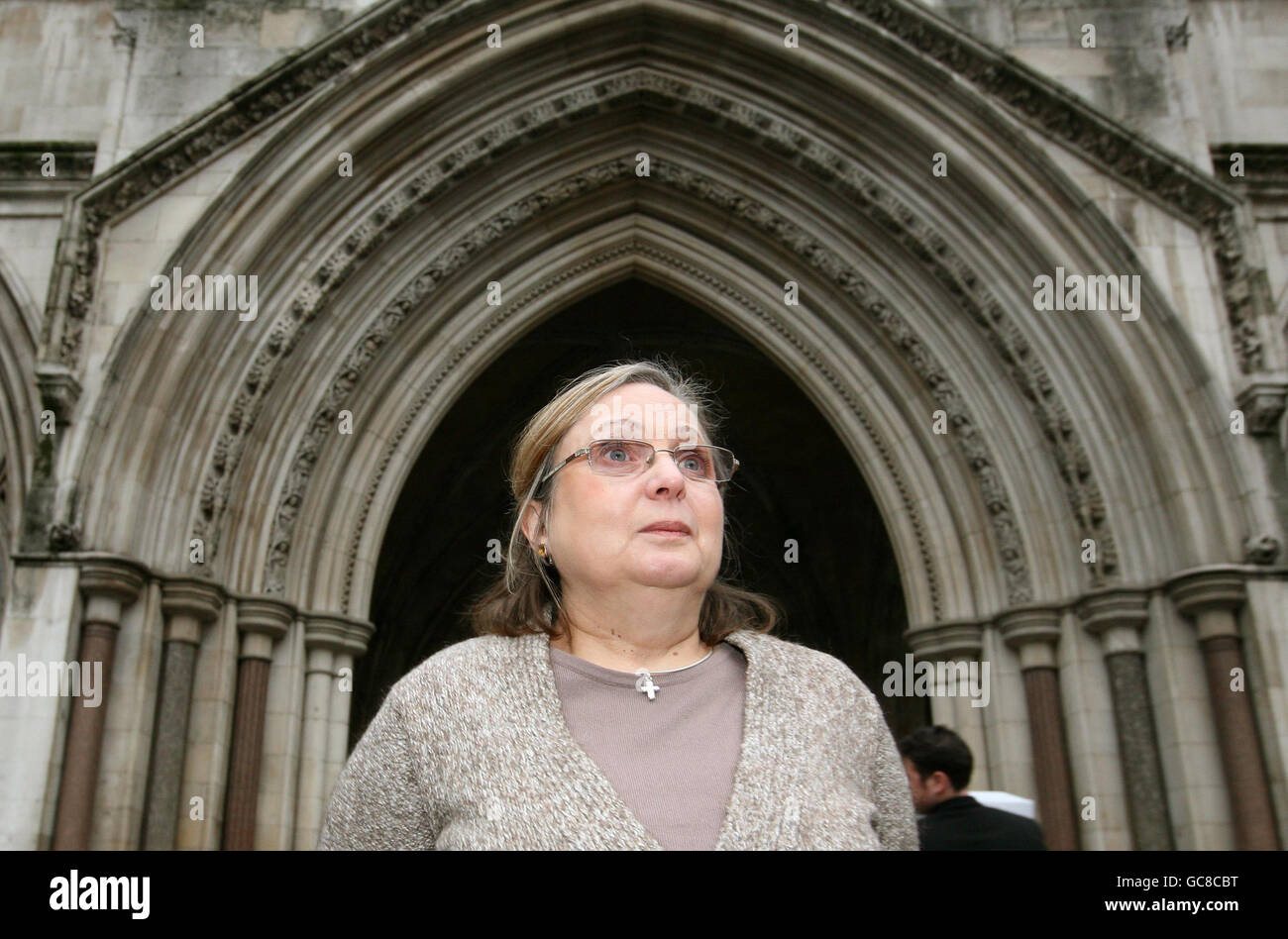 British Airways employee Nadia Eweida, 58, outside the Royal Courts of ...