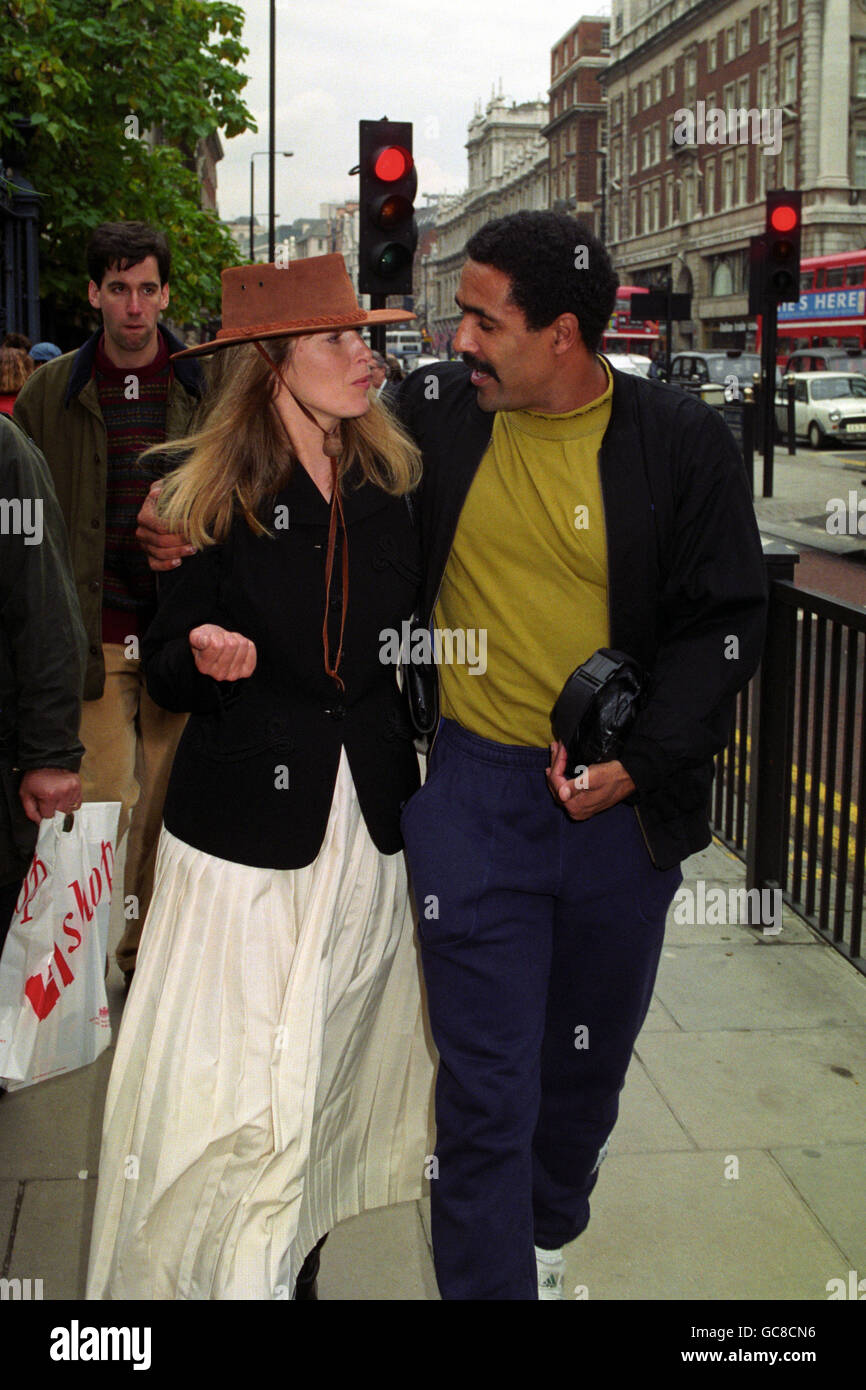 DALEY THOMPSON & JANE BIRKBECK Stock Photo - Alamy