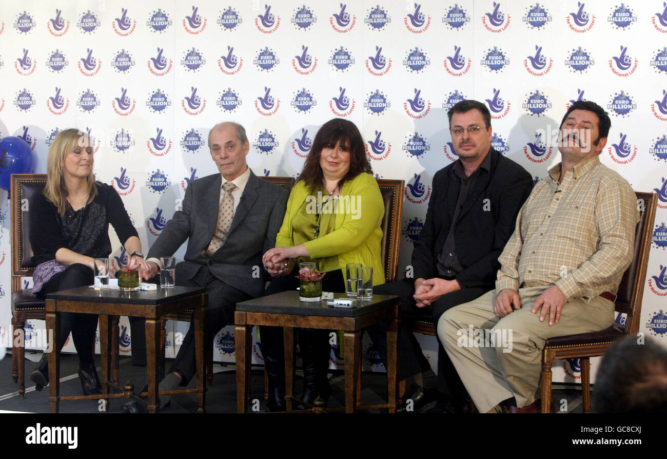 Gary and colin sturt during a press conference in cobham hi-res stock ...