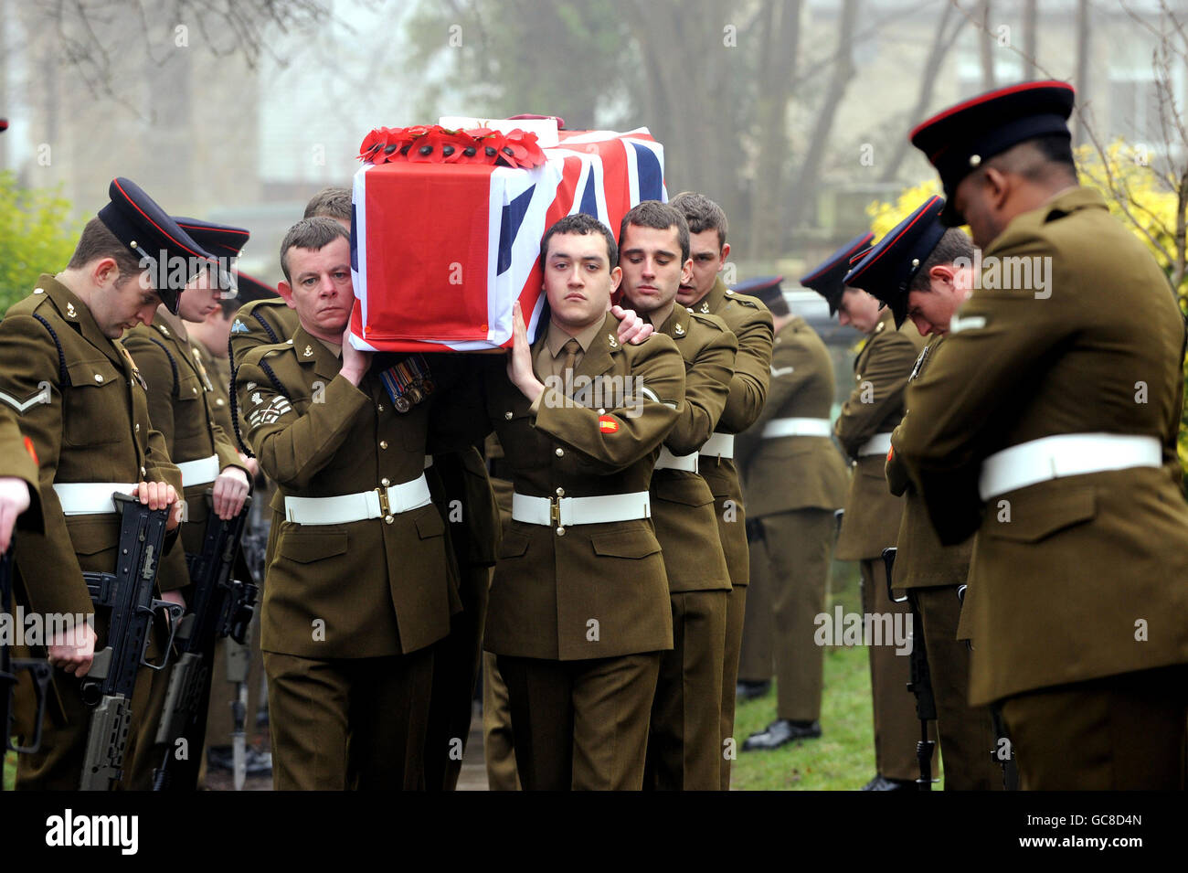 Sapper David Watson funeral Stock Photo - Alamy