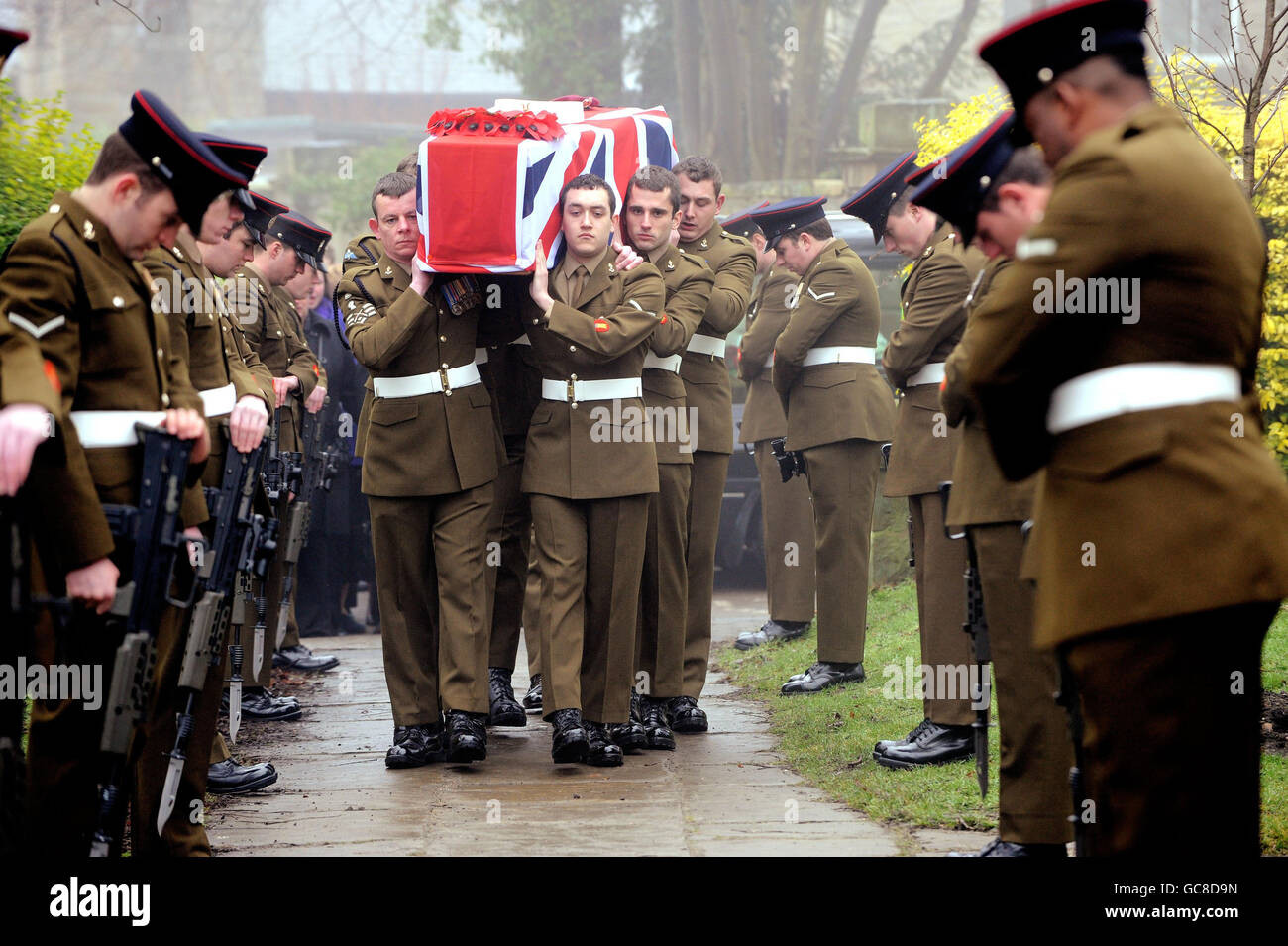 Sapper David Watson funeral Stock Photo - Alamy